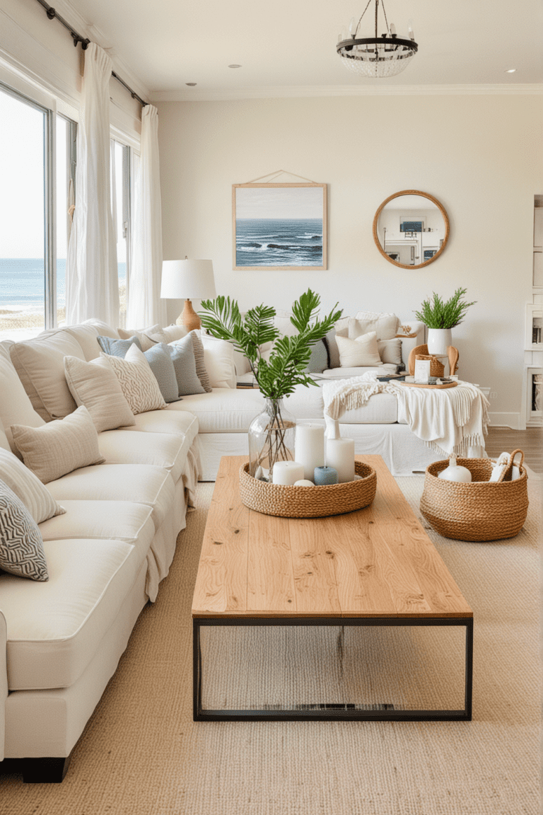25 Modern Coastal Living Room – The Crafty Hacks